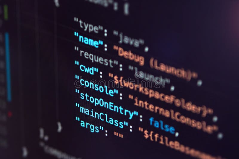 Programming Code Abstract Screen Of Software Developer Editorial Stock 5530
