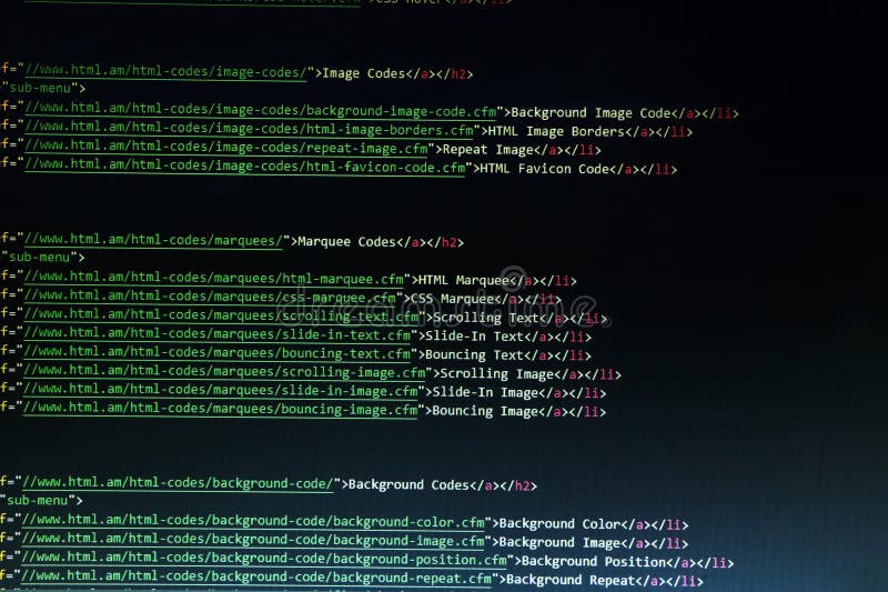 Programming Code Abstract Screen Of Software Developer Computer Script Stock Image Image Of