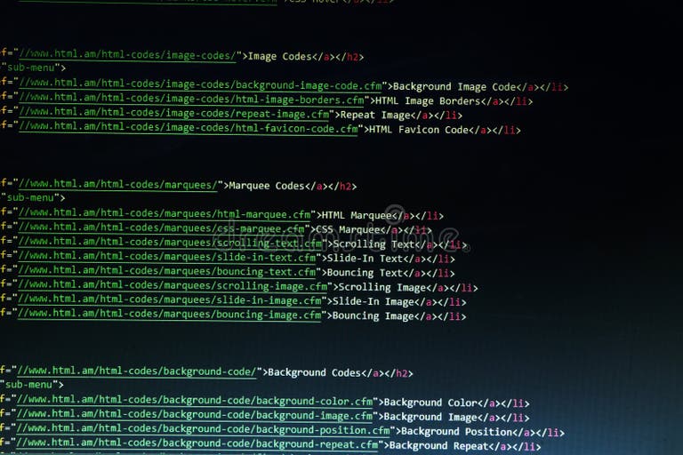 Software Developer Programming Code. Abstract Modern Virtual Computer Script Stock Image - Image ...