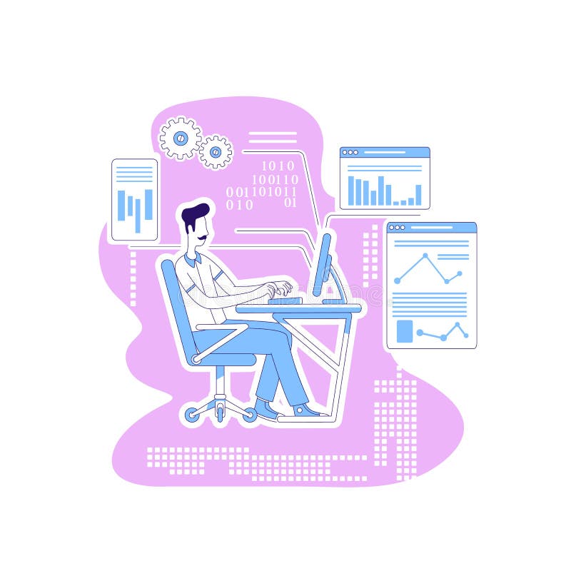 Software Developer Cartoon Stock Illustrations – 1,273 Software ...