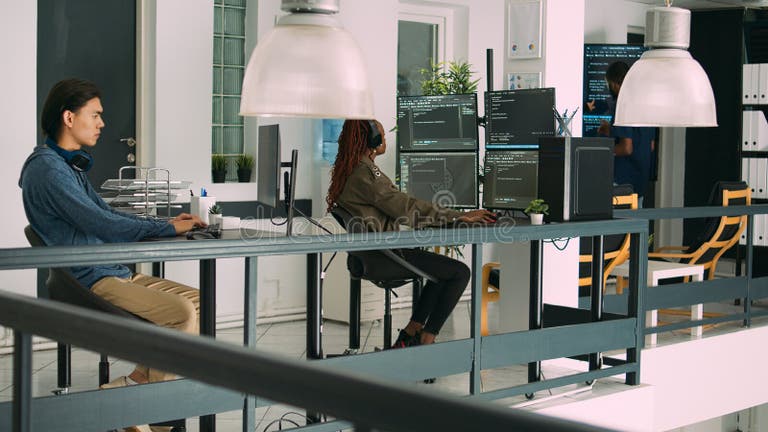Software Developer Typing Programming Code on Computer Keyboard Stock Photo - Image of program ...