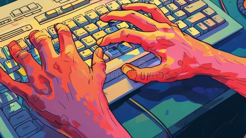 Software Developer Typing Quickly on Keyboard Stock Footage - Video of ... Software Developer Typing Quickly on Keyboard Stock Footage - Video of ...