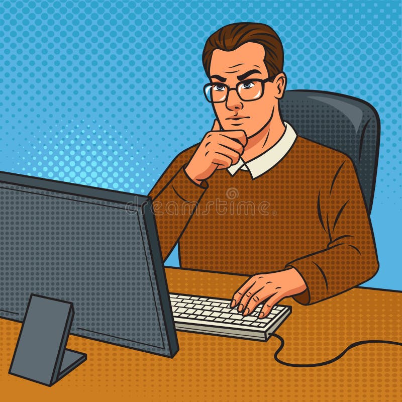 Programer Cartoon Stock Illustrations – 81 Programer Cartoon Stock ...