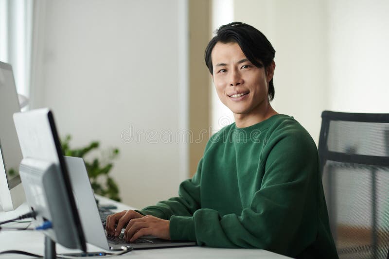 Software Developer Working On Computer Stock Image Image Of Lifestyles Vietnamese 288274039