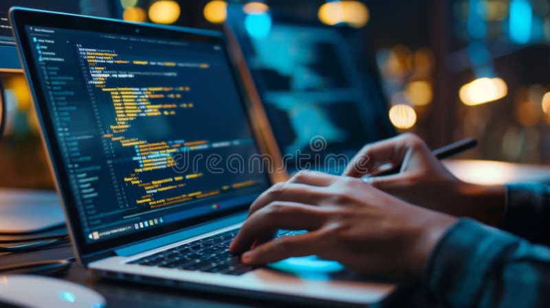 Software Developer Working on Software Program Stock Photo - Image of typing, developer: 273273644
