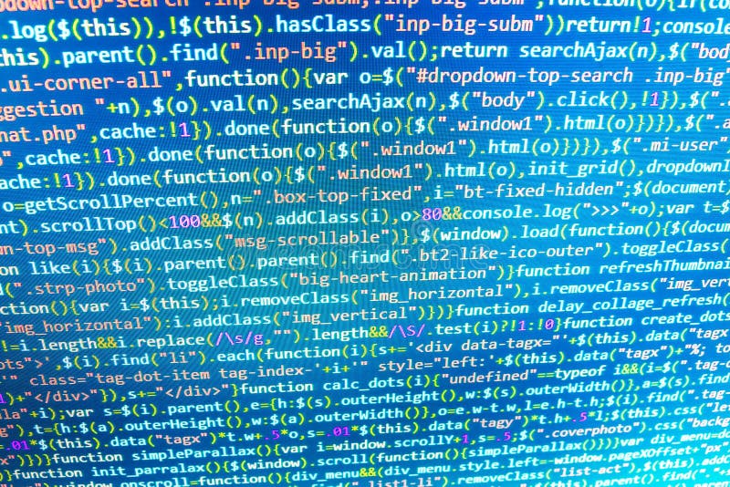 Software Developer Workspace Screen Stock Illustration - Illustration ...