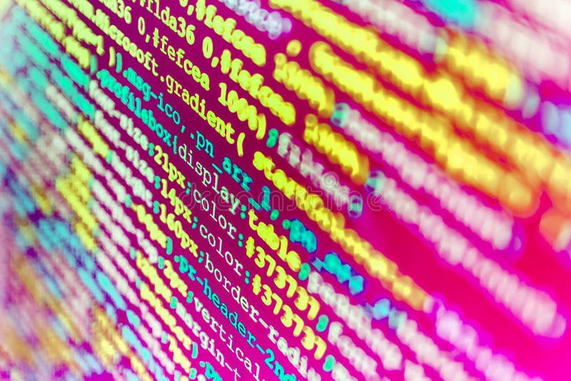 Software Developer Workspace Screen Stock Image Image Of Command Developer 67227639