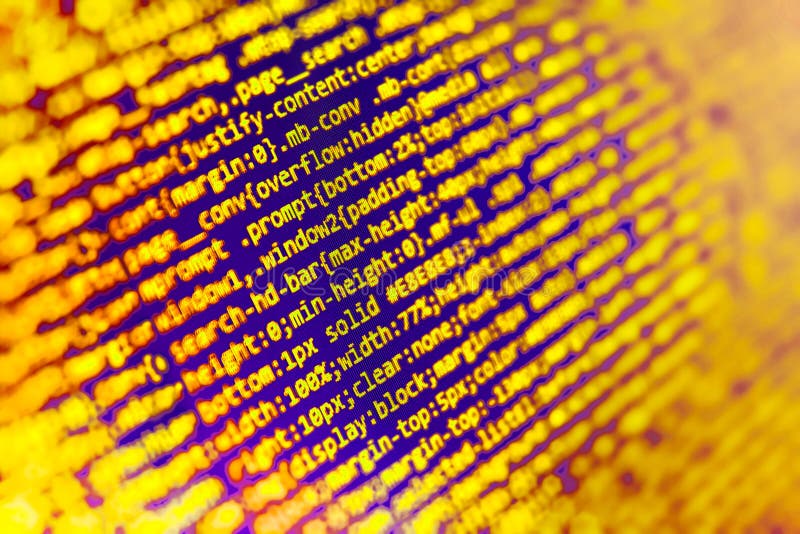 Software Developer Workspace Screen Stock Image Image Of Communication Internet 78703819