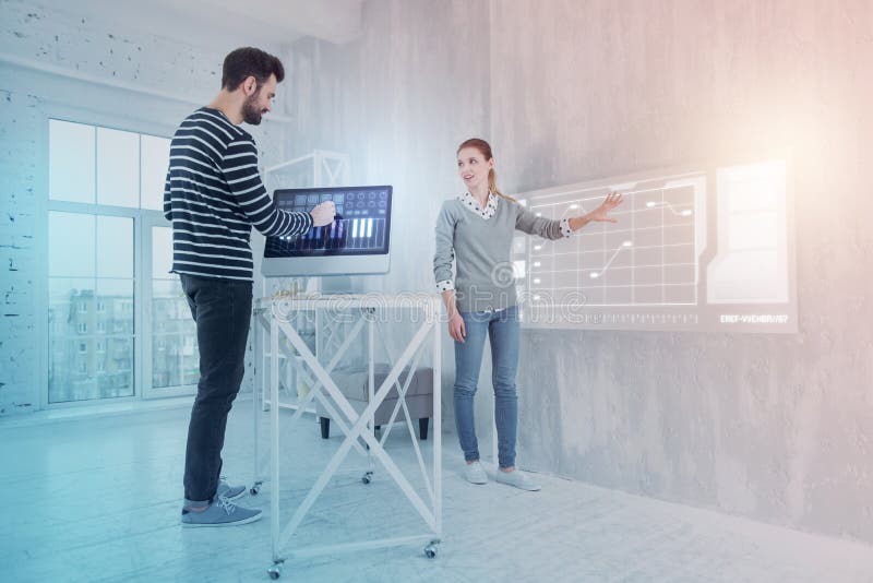 Software Developers Looking Interested while Working Together Stock ...