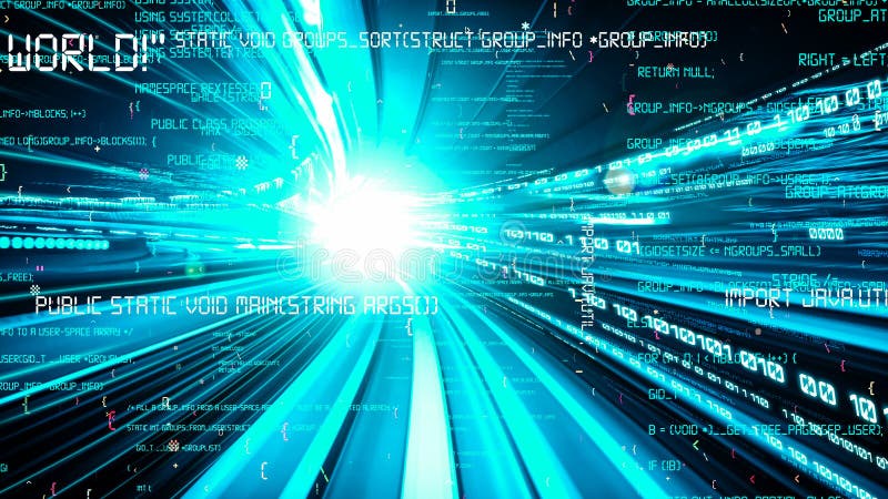 Software Development, Application Programming Code and Tacit Computer Coding Stock Illustration ...