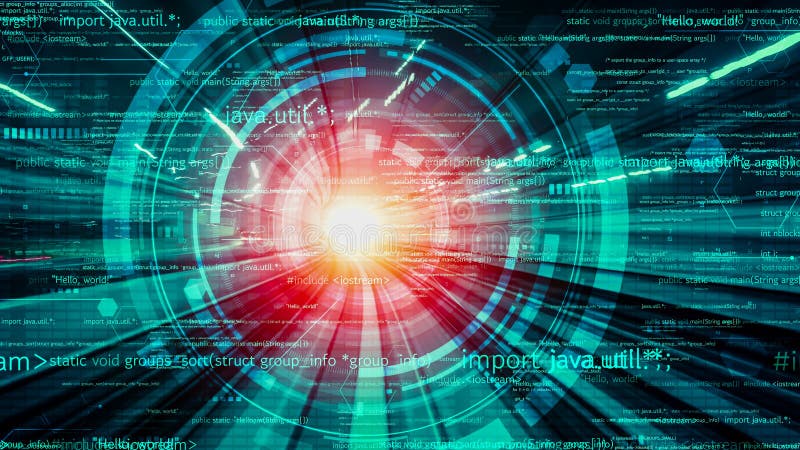 Software Development, Application Programming Code and Tacit Computer Coding Stock Illustration ...