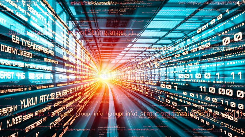 Software Development, Application Programming Code and Tacit Computer Coding Stock Illustration ...