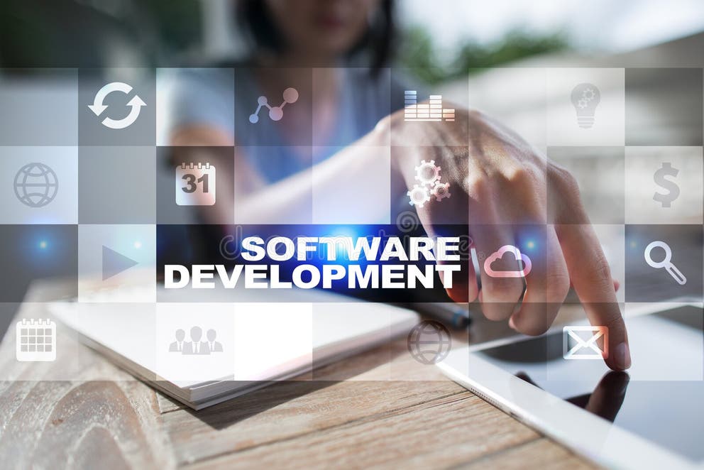 Software Development. Applications for Business. Programming. Stock ...