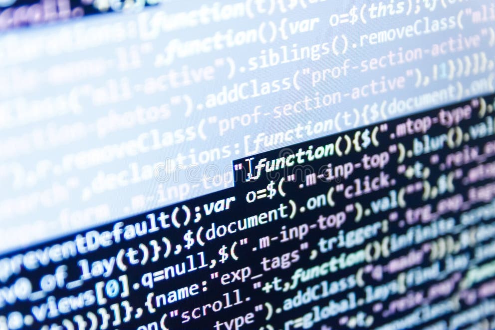 Software Development. Big Data Storage and Cloud Computing Representation Stock Image - Image of ...