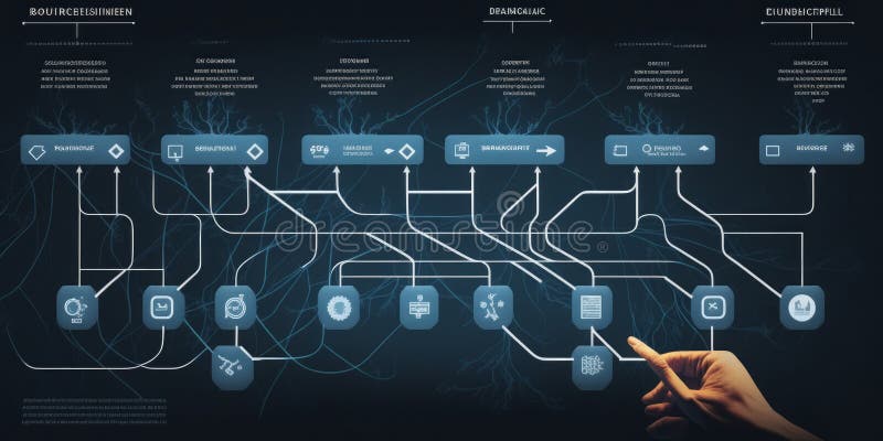 Software Development Branching Strategy Process Workflow with Flowchart ...