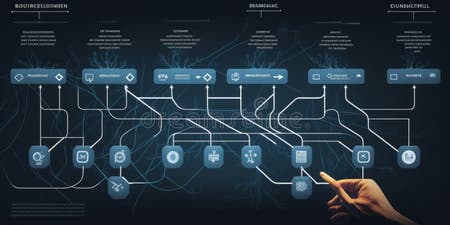 Software Development Branching Strategy Process Workflow with Flowchart ...