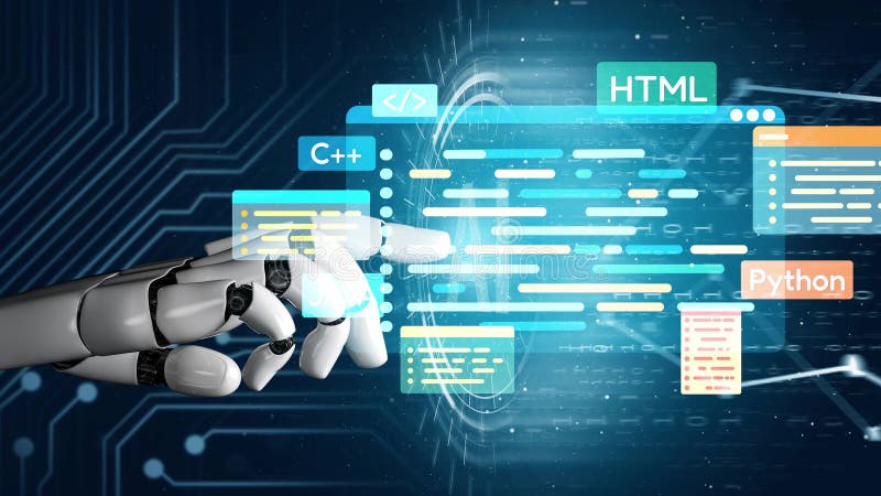 Programmer Coding with Digital Interface and Language Overlays Muxer ...