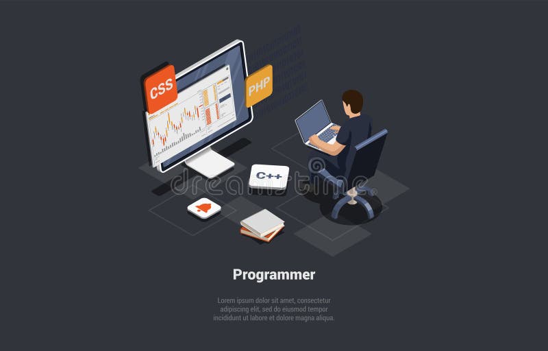 Software Development Coding Process Programmer Web Developer Coding App For Trading Using Php