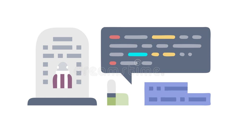 Software Development: Coding Programming Icon, Vector Design Generative AI Stock Vector ...