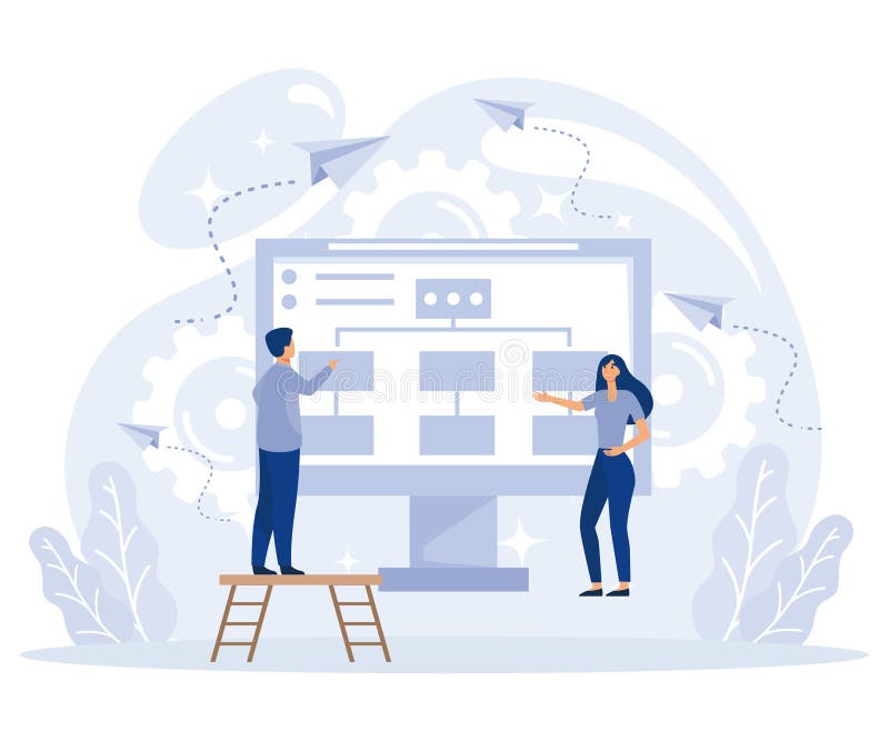 Web Development Concept, Single Page Application, Progressive Web App ...