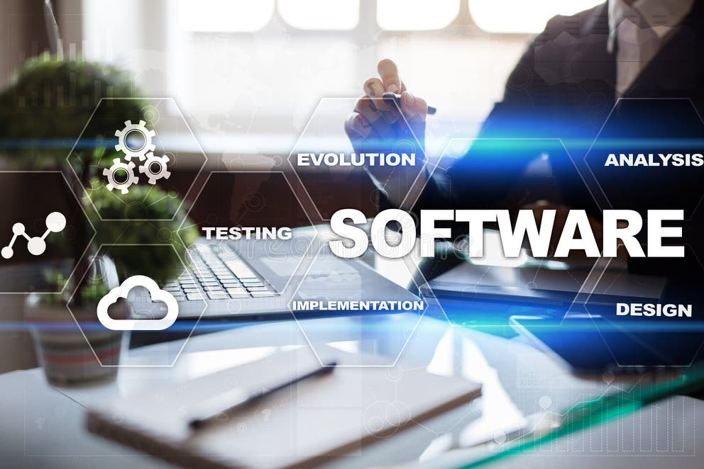 Software Development. Data Digital Programs System Technology Concept ...