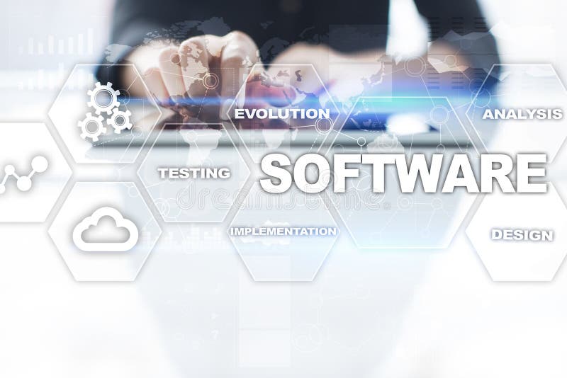 Software Development. Data Digital Programs System Technology Concept ...