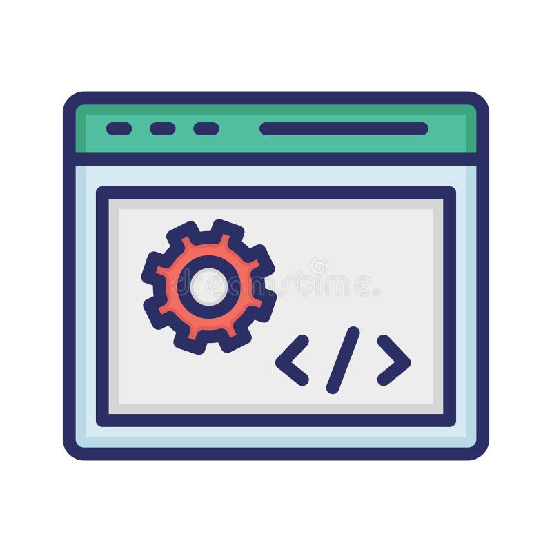 Software Development, Development, Website Development, Coding Fully Editable Vector Icons Stock ...