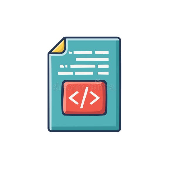 Software Development File: a Document with a Coding Symbol Represents ...
