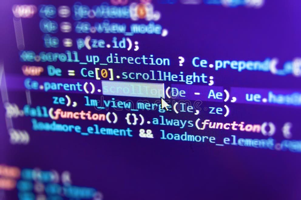Hacker Api Text on the Computer Screen. Stock Photo - Image of computer ...