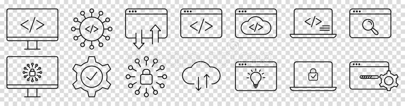 Project Management Icon Set Stock Vector - Illustration of focus, cost ...