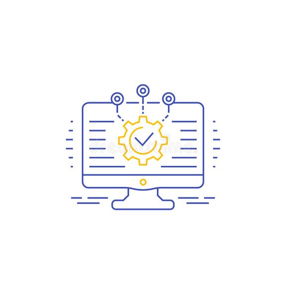 System Integration Icon Stock Illustrations – 21,546 System Integration ...