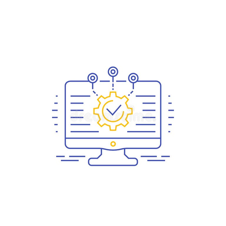 System Integration Icon Stock Illustrations – 21,546 System Integration ...