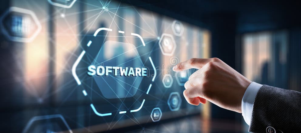 Software Development. Internet Network Technology Concept Stock ...