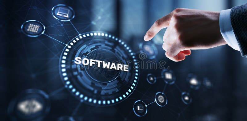 Software Development. Internet Network Technology Concept Stock Photo ...