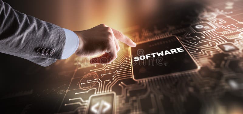 Software Development. Internet Network Technology Concept Stock Image - Image of application ...