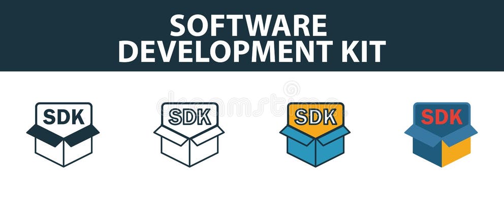 Software Development Kit Icon Set. Premium Symbol in Different Styles ...