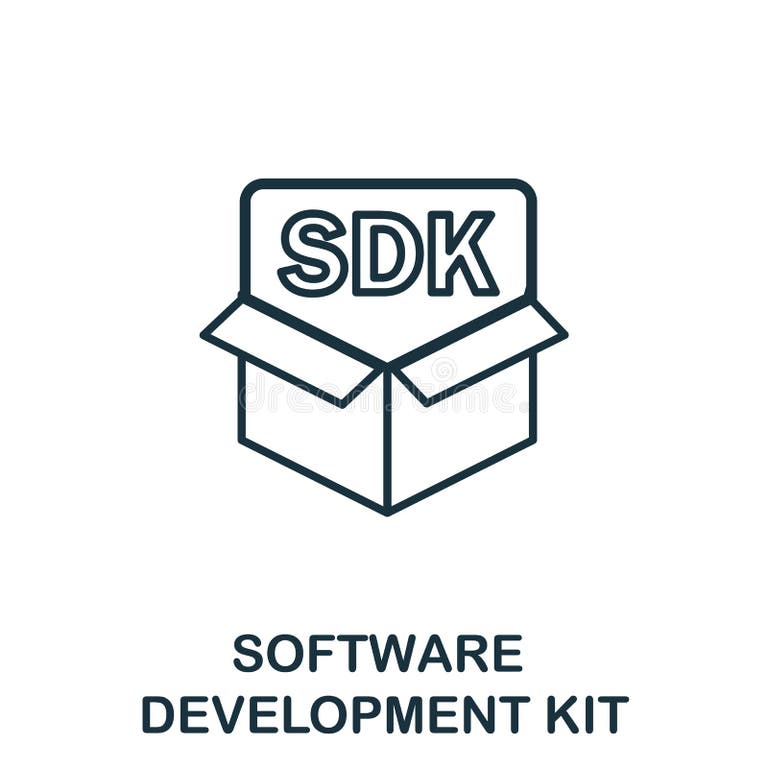 Software Development Kit Outline Icon. Thin Line Concept Element from ...