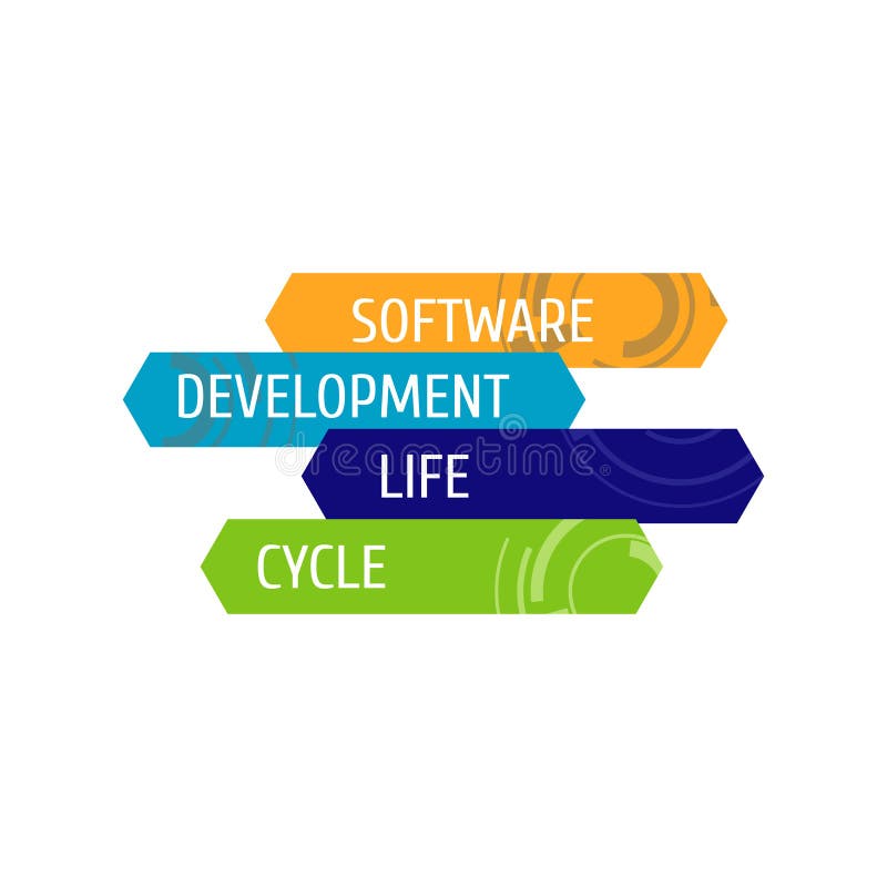Software Development Life Cycle Vector Illustration Stock Vector ...