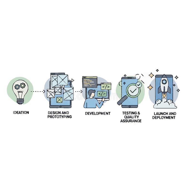 Deployment Flowchart Stock Illustrations – 226 Deployment Flowchart ...