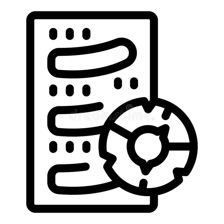 Software Development Process with Code Optimization Gear Icon Stock Vector - Illustration of ...