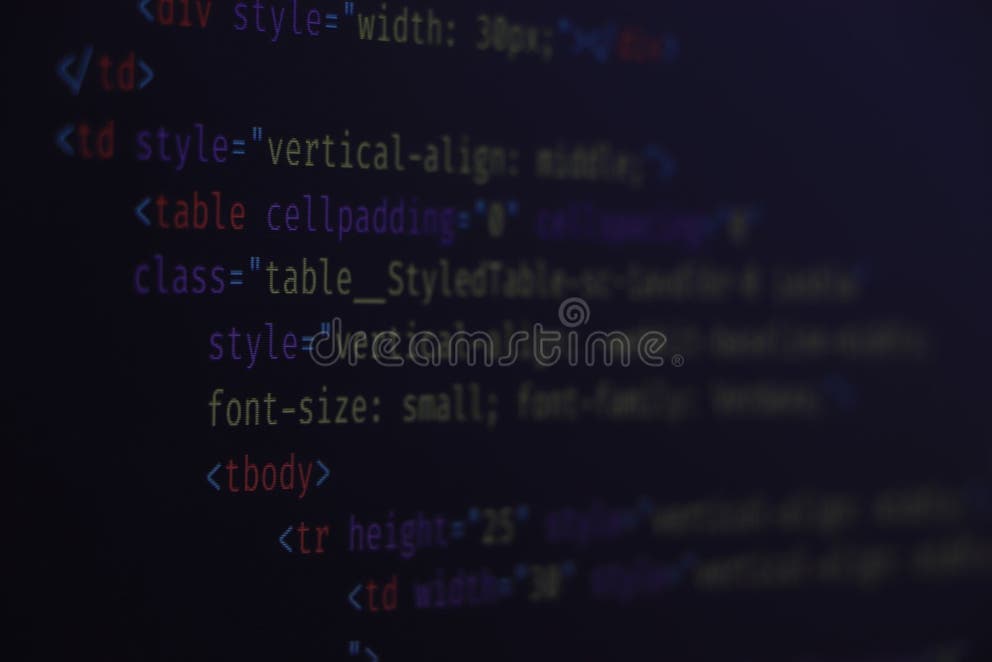 Software Development by Programmer. Abstract Computer Script Code Stock Photo - Image of black ...