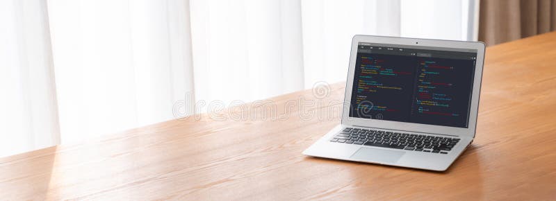Software Development Programming on Computer Screen for Modish ...