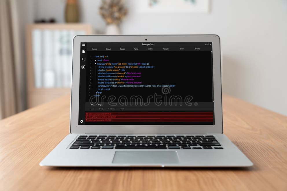 Software Development Programming on Computer Screen for Modish Application Stock Photo - Image ...