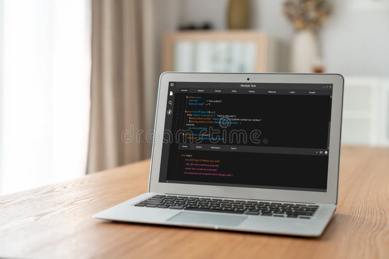 Software Development Programming on Computer Screen for Modish ...