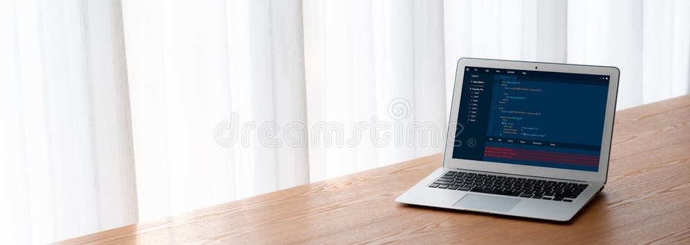 Software Development Programming on Computer Screen for Modish ...