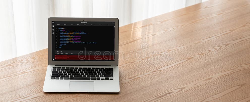 Software Development Programming on Computer Screen for Modish ...