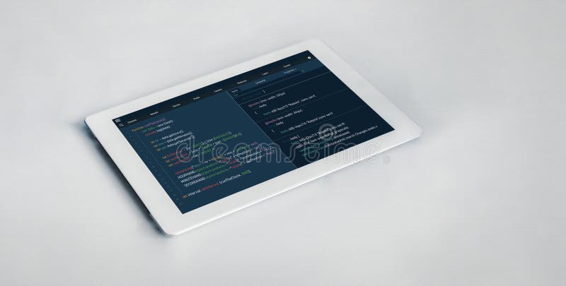 Software Development Programming On Computer Screen For Modish