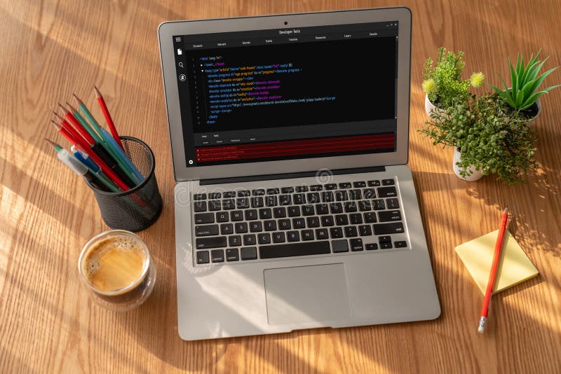 Software Development Programming on Computer Screen for Modish ...