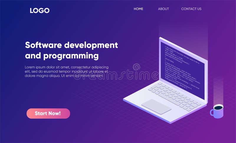 Men Walking in Store that Looks Like a Tablet. Stock Vector - Illustration of ecommerce ...