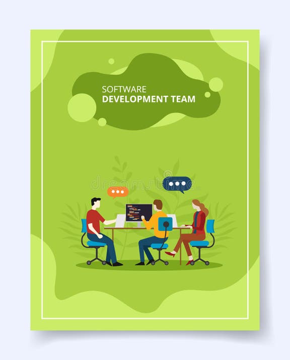 Software Development Team People Discussion Build Program for Template ...